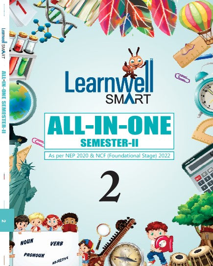 HF LEARNWELL SMART ALL IN ONE CLASS 2 SEM 2 CBSE (E) 2024 – MBD Books