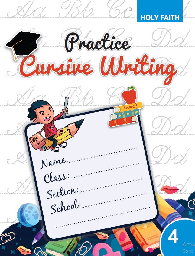 HF Practice Cursive Writing Class-4 CBSE (E) – MBD Books