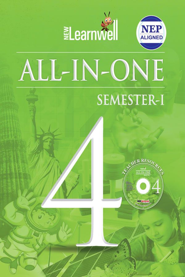 HF New Learnwell All-In-One Class-4 Semester 1 – MBD Books