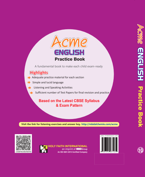 HF ACME ENGLISH PRACTICE BOOK-GRADE 10 E (2024) – MBD Books