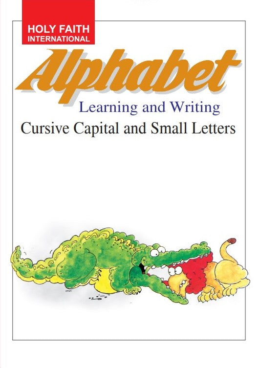 Holy Faith Alphabet (Learning And Writing) Cursive Capital And Small L ...