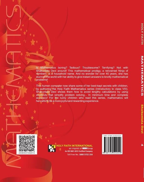 Holy Faith Mathematics-4 – MBD Books