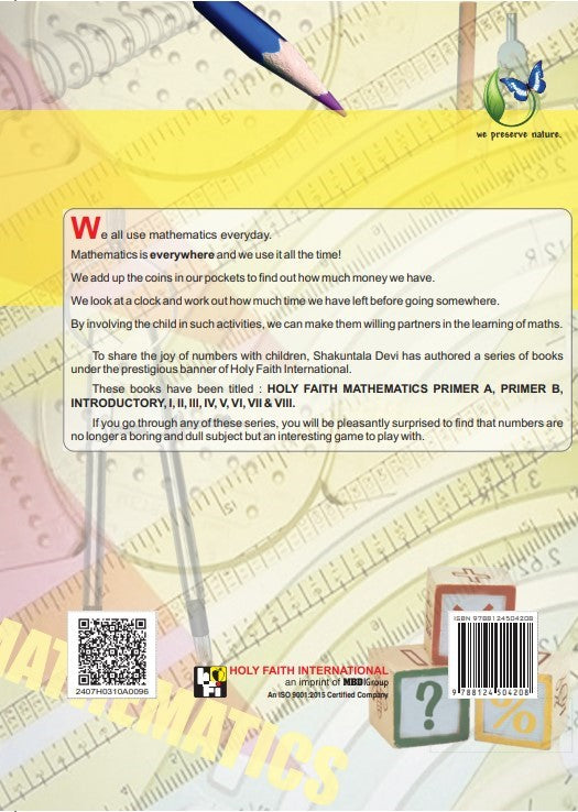 Holy Faith Mathematics Primer-A – MBD Books