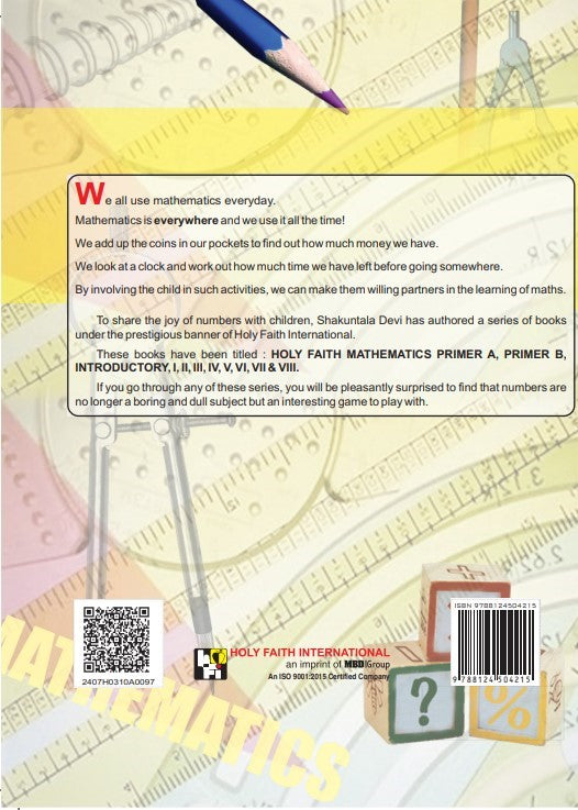 Holy Faith Mathematics Primer-B – MBD Books