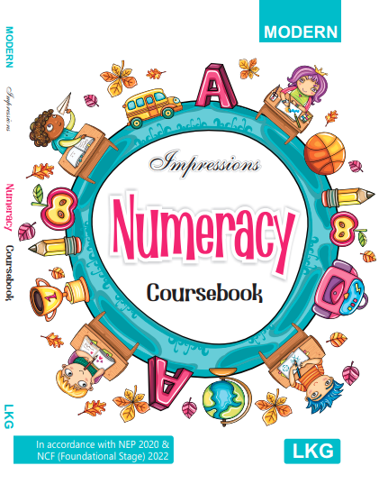 MOD IMPRESSIONS NUMERACY COURSEBOOK, LKG – MBD Books