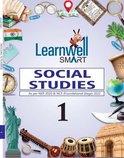 HF LEARNWELL SMART SOCIAL STUDIES CLASS-1 (E) 2024 – MBD Books