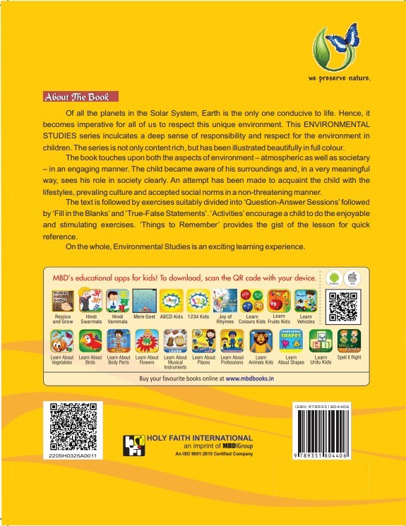 Holy Faith Abc Of Environmental Studies-5 – MBD Books