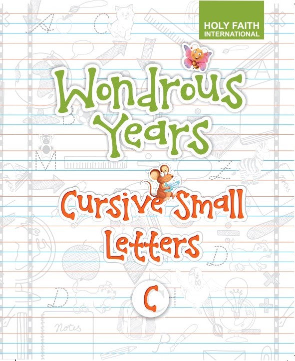 HF Wondrous Years Cursive Small Letters-C (Ukg) – MBD Books