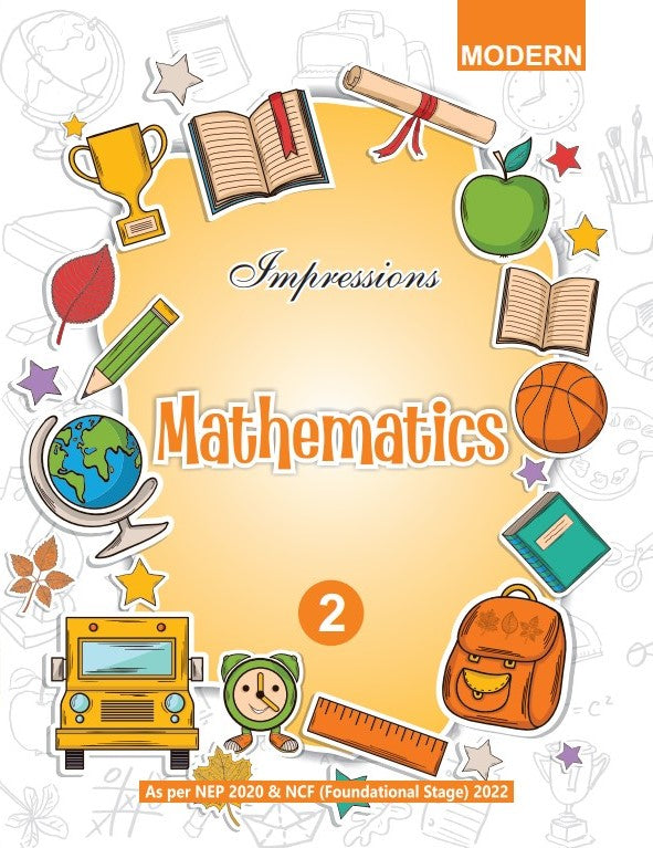MOD IMPRESSIONS MATHS CBSE CLASS-2 (2024) – MBD Books