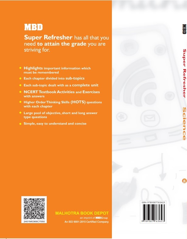 MBD SUPER REFRESHER SCIENCE CLASS-8 (CBSE) – MBD Books