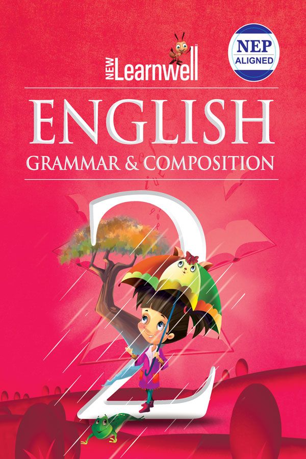 HF New Learnwell English Grammar & Composition Class-2 – MBD Books
