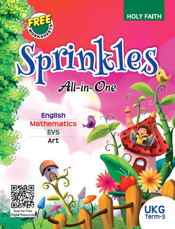HF Sprinkles All In One Course And Practice Book For Ukg Term-3 – MBD Books