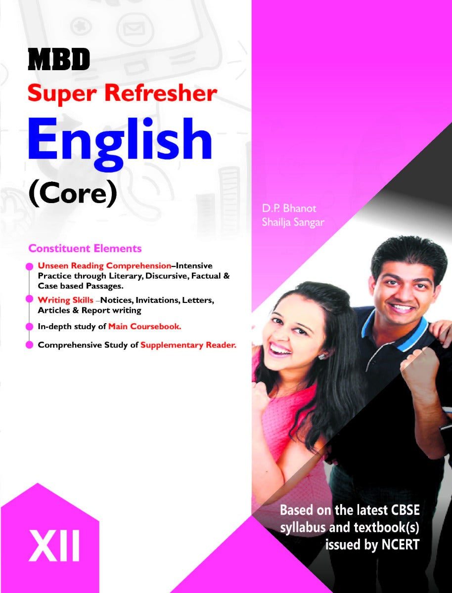 MBD Super Refresher English-12 (Core) With Hindi – MBD Books