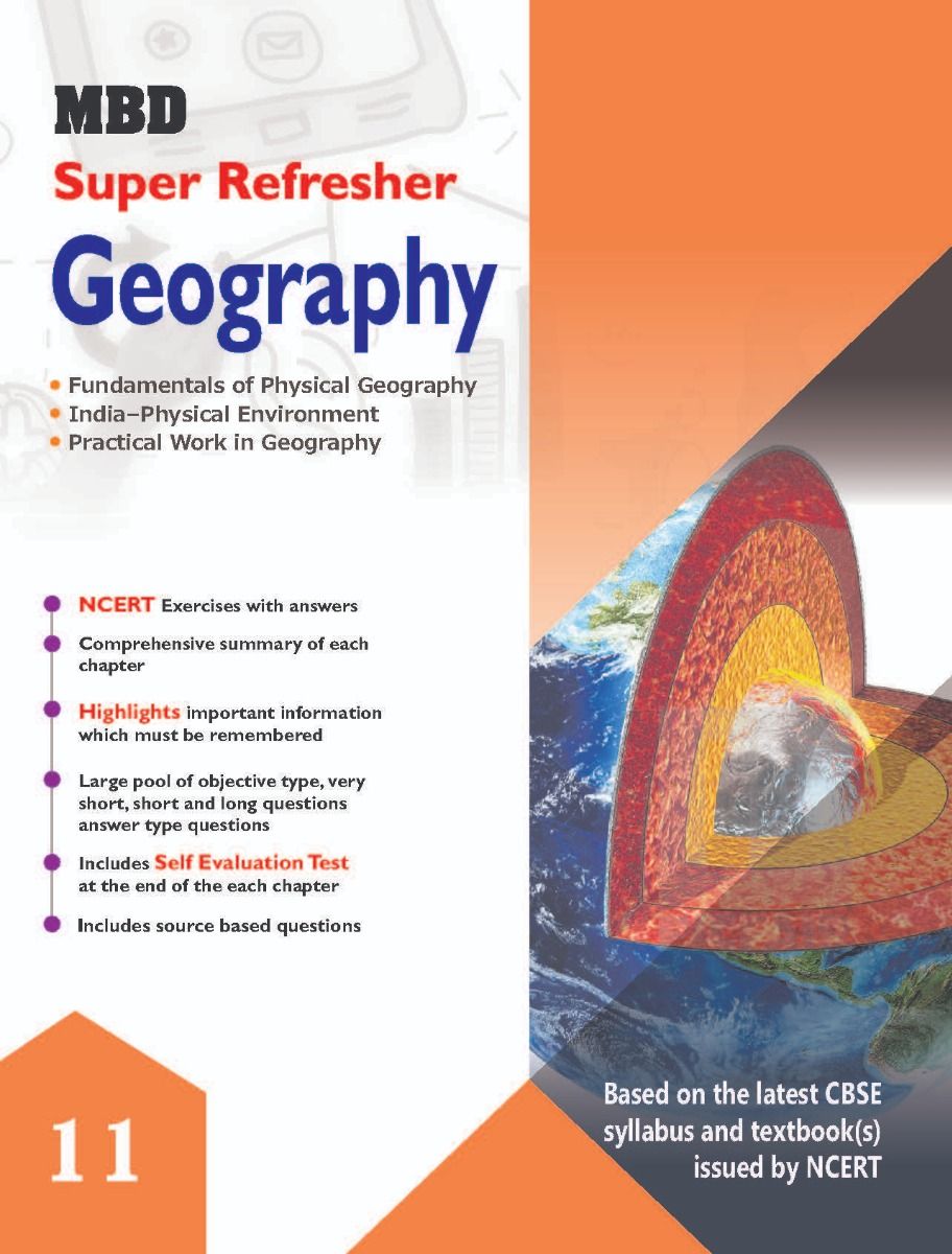 MBD Super Refresher Geography Class-11 (E) (2022-23) – MBD Books