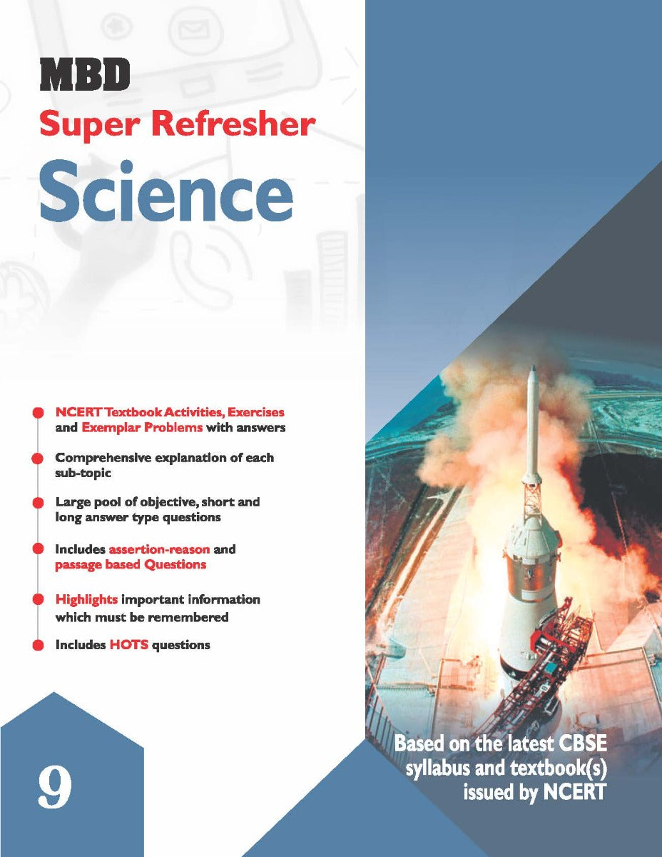 MBD Super Refresher Science Class-9 CBSE (E) 2022-23 – MBD Books